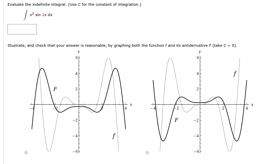 Solved Evaluate the indefinite integral. (Use C for the | Chegg.com