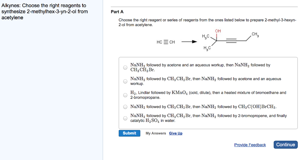 Solved Alkynes Reaction Of Propyne With Br2 1part A