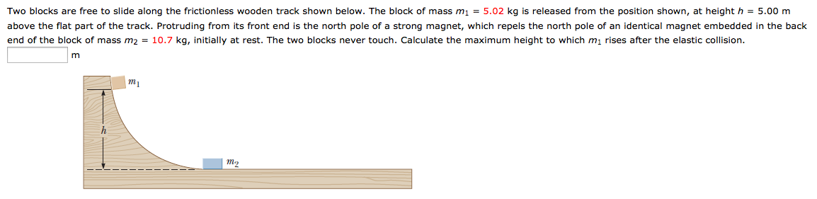 Solved: Two Blocks Are Free To Slide Along The Frictionles... | Chegg.com
