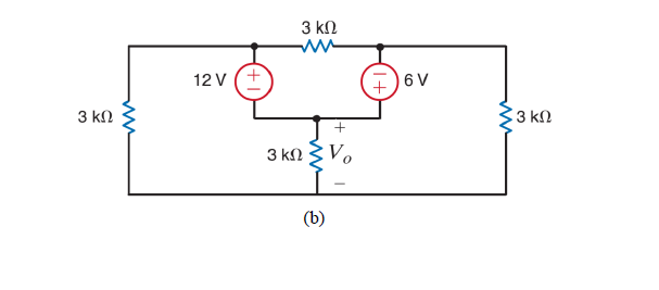 Solved Calculate Io and Vo in the circuits below by applying | Chegg.com