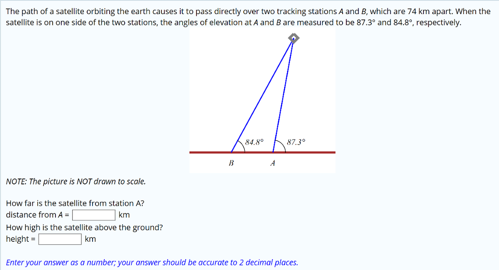 Solved The path of a satellite orbiting the earth causes it | Chegg.com