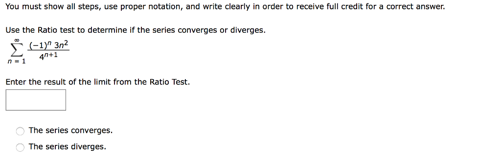 Solved You must show a steps, use proper notation, and write | Chegg.com