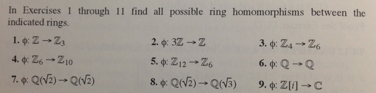 Solved In Exercises 1 through 11 find all possible ring | Chegg.com