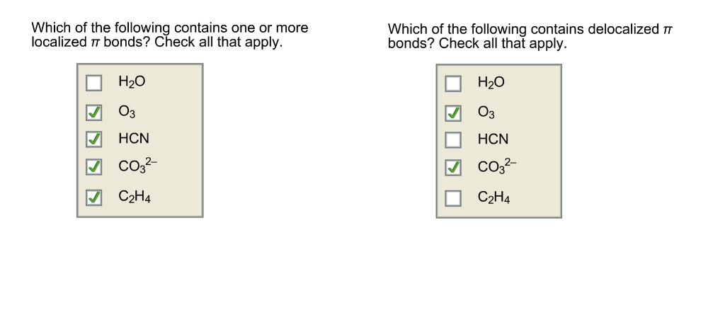 Delocalized Pi Bond O3