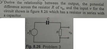 Solved Derive the relationship between the output, the | Chegg.com