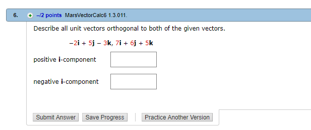 Solved Describe all unit vectors orthogonal to both of the | Chegg.com