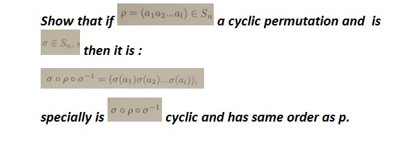 Solved Show that if a cyclic permutation and is then it is: | Chegg.com