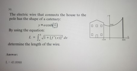 Solved 30. The electric wire that connects the house to the | Chegg.com