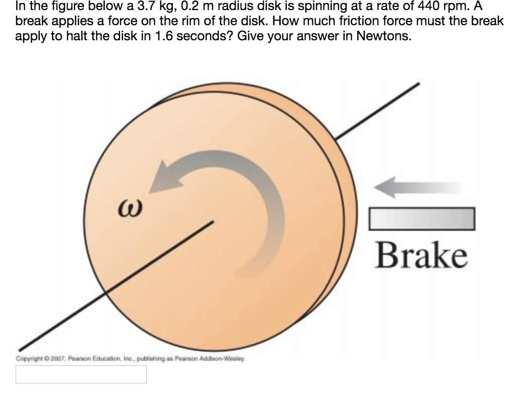 Solved In the figure below a 3.7 kg, 0.2 m radius disk is | Chegg.com