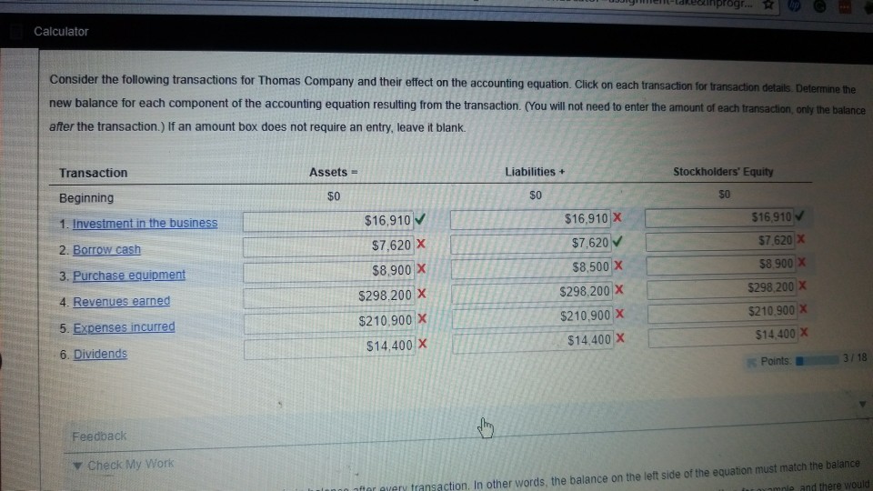 Calculator Consider the following transactions for | Chegg.com
