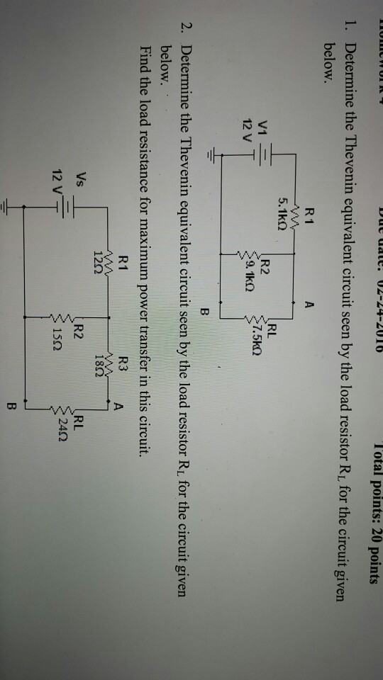 Solved Determine the Thevenin equivalent circuit seen by the | Chegg.com