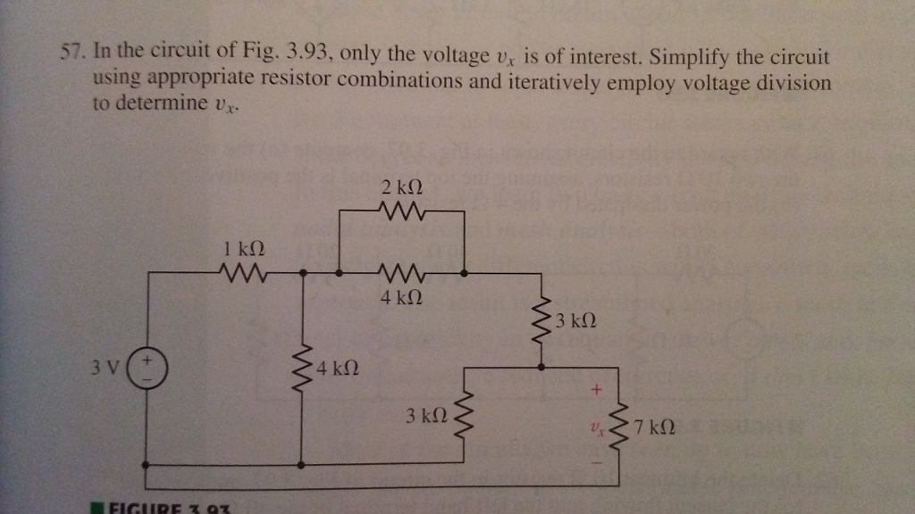 Solved 57. In the circuit of Fig. 3.93, only the voltage v, | Chegg.com