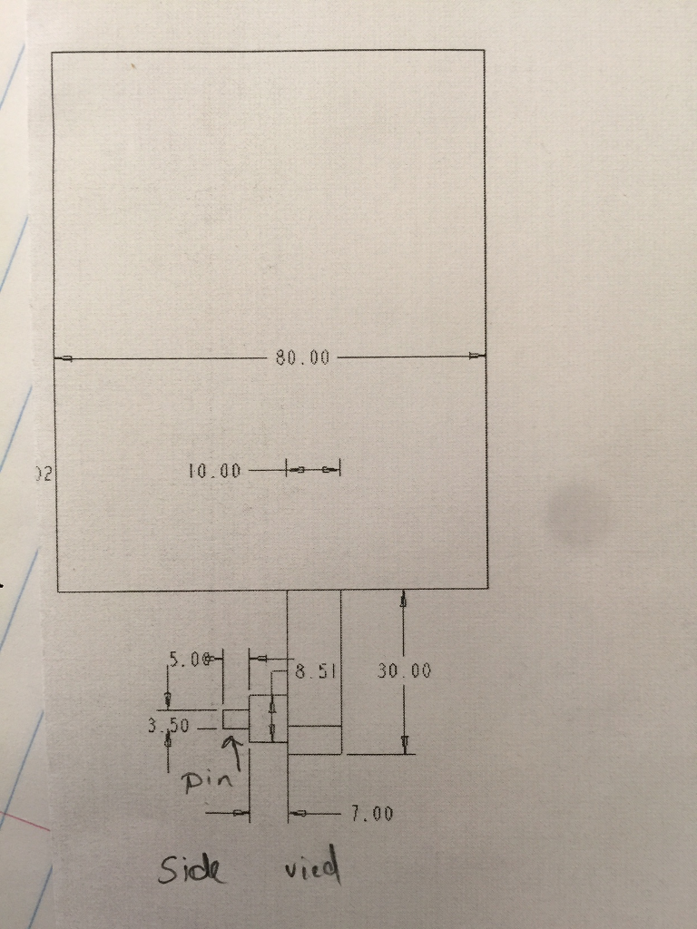 When to loads are applied at the pins attached to the | Chegg.com