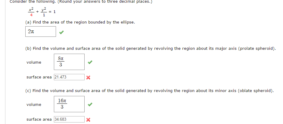 Solved Consider The Following Round Your Answers To Three 