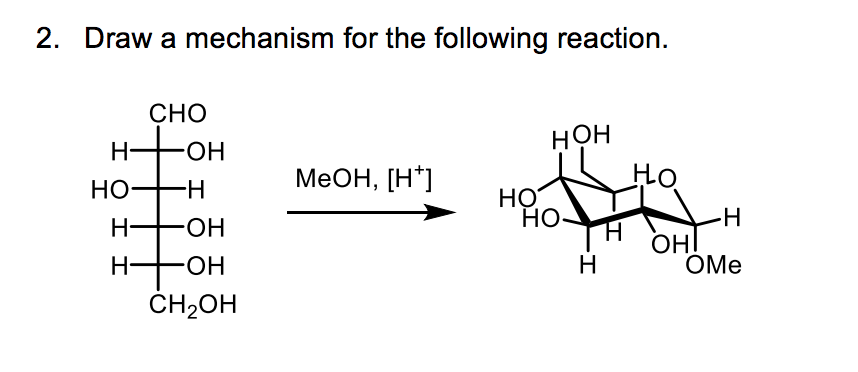 Solved 2. Draw a mechanism for the following reaction. CHO | Chegg.com