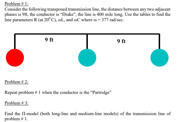 Solved Consider the following transposed transmission line, | Chegg.com