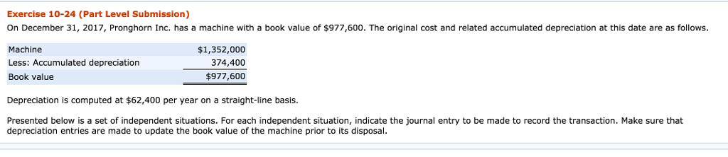 Solved Exercise 10-24 (Part Level Submission) On December | Chegg.com