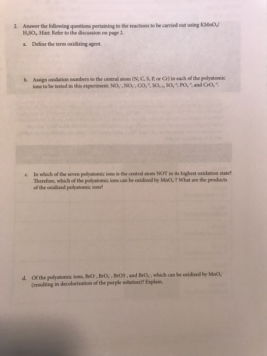 Solved Experiment 1 Pre Lab 1. During this experiment, solid | Chegg.com