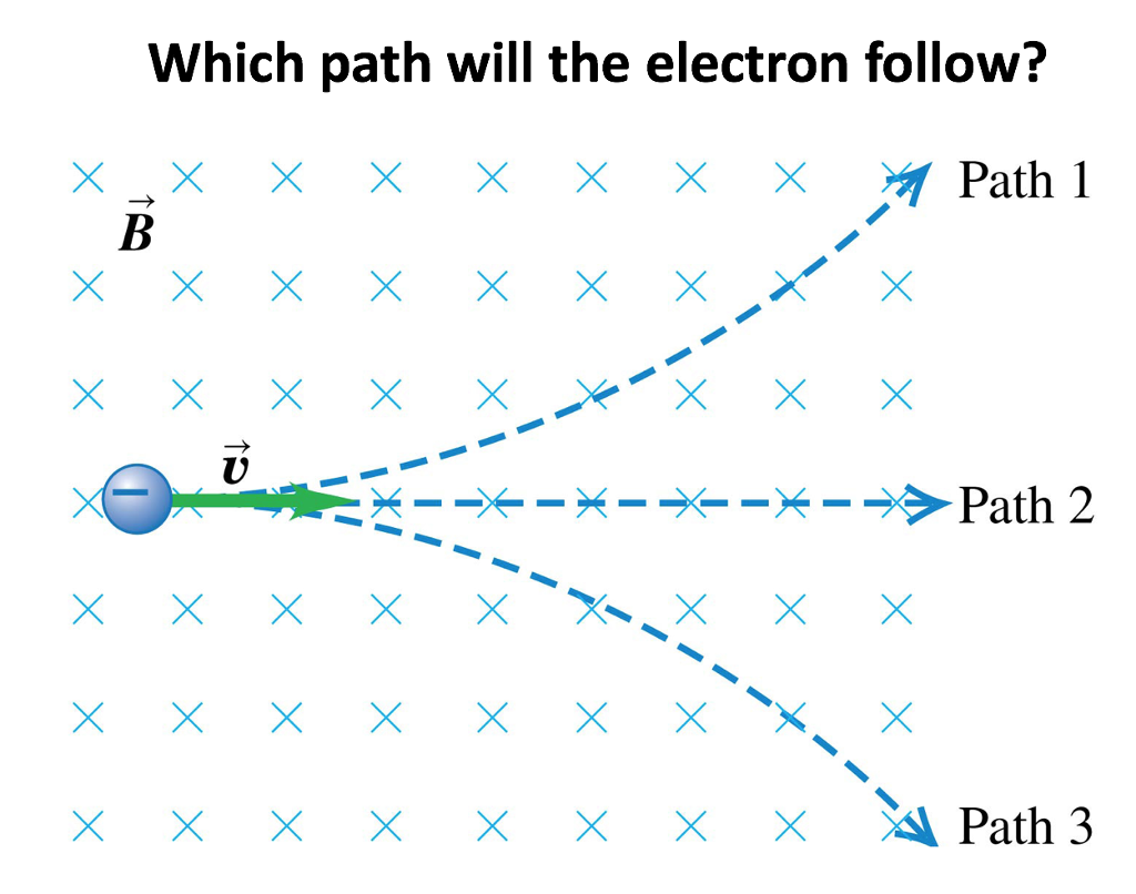 Solved Which path will the electron follow? | Chegg.com