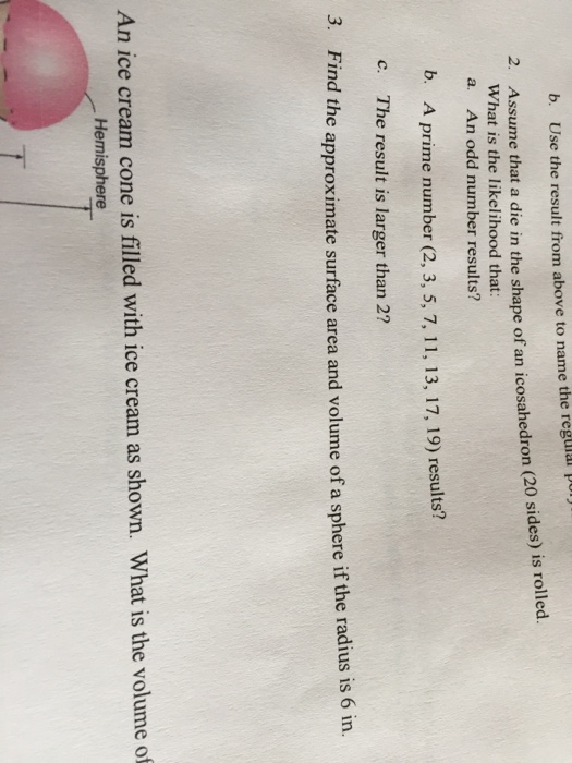 Solved find the approximate surface area of a sphere if the | Chegg.com