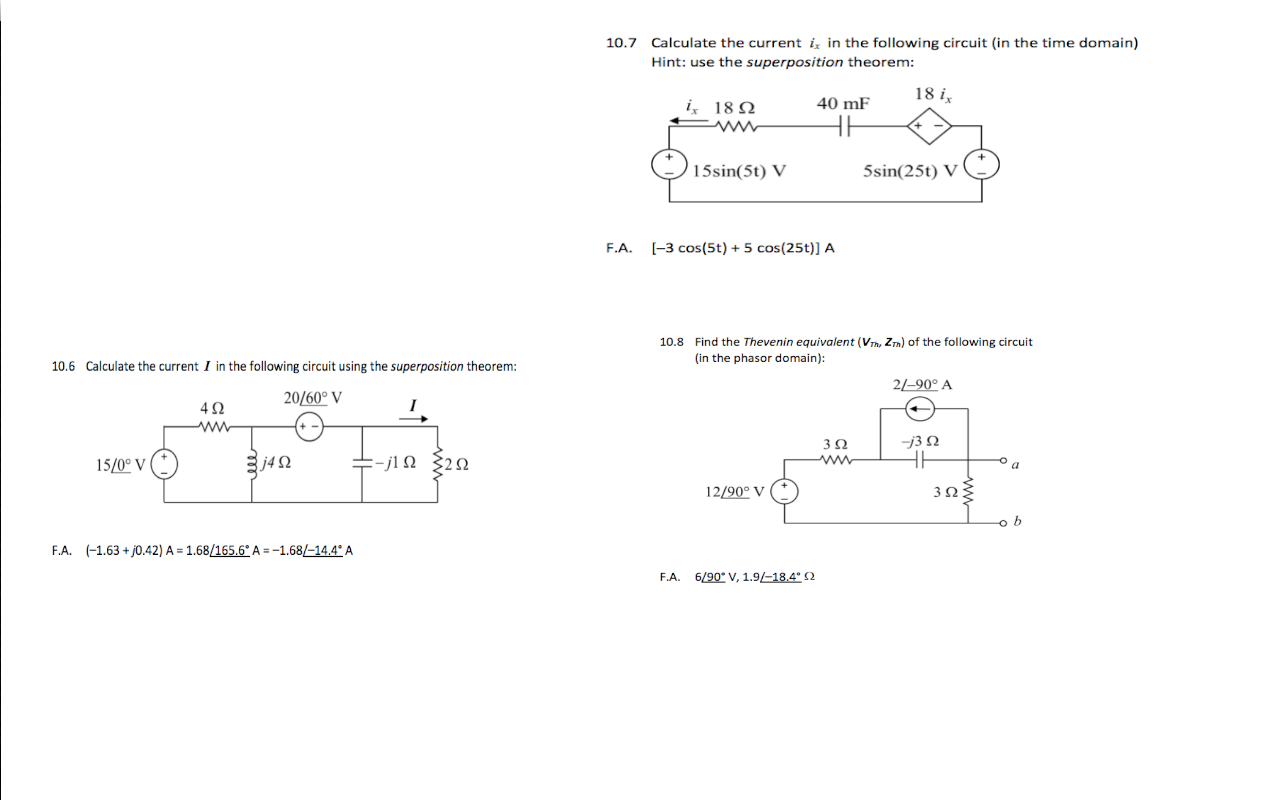Calculate The Current I In The Following Circuit