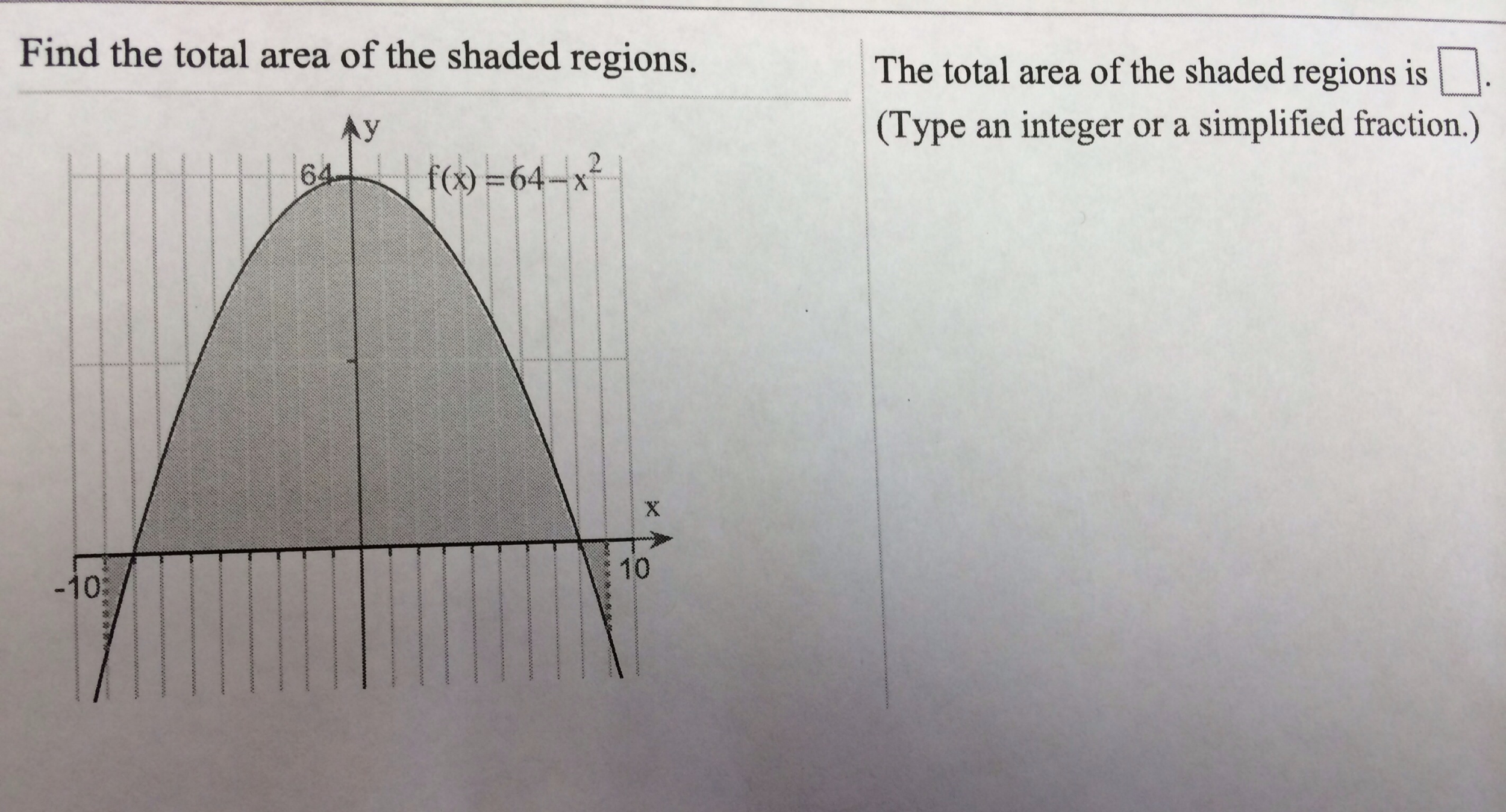Solved Find the total area of the shaded regions. The total | Chegg.com Solved Find the total area of the shaded regions. The total | Chegg.com