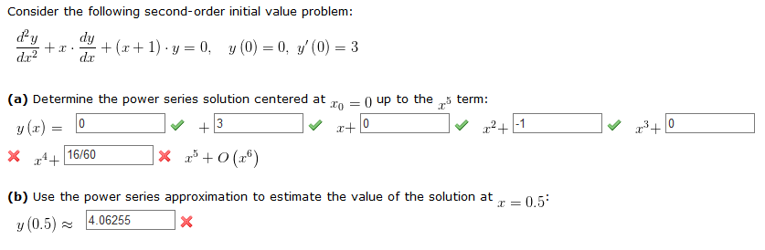 Solved Consider the following second-order initial value | Chegg.com