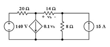 Solved Given: The circuit shown above has a | Chegg.com