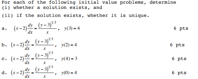 Solved determine whether the solution exist and if it does, | Chegg.com