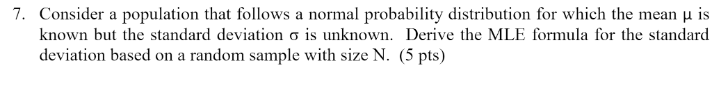 Solved Consider a population that follows a normal | Chegg.com