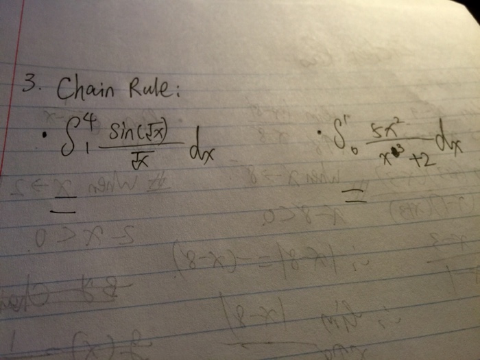 Solved Chain Rule: integral_1^4 sin (squareroot | Chegg.com