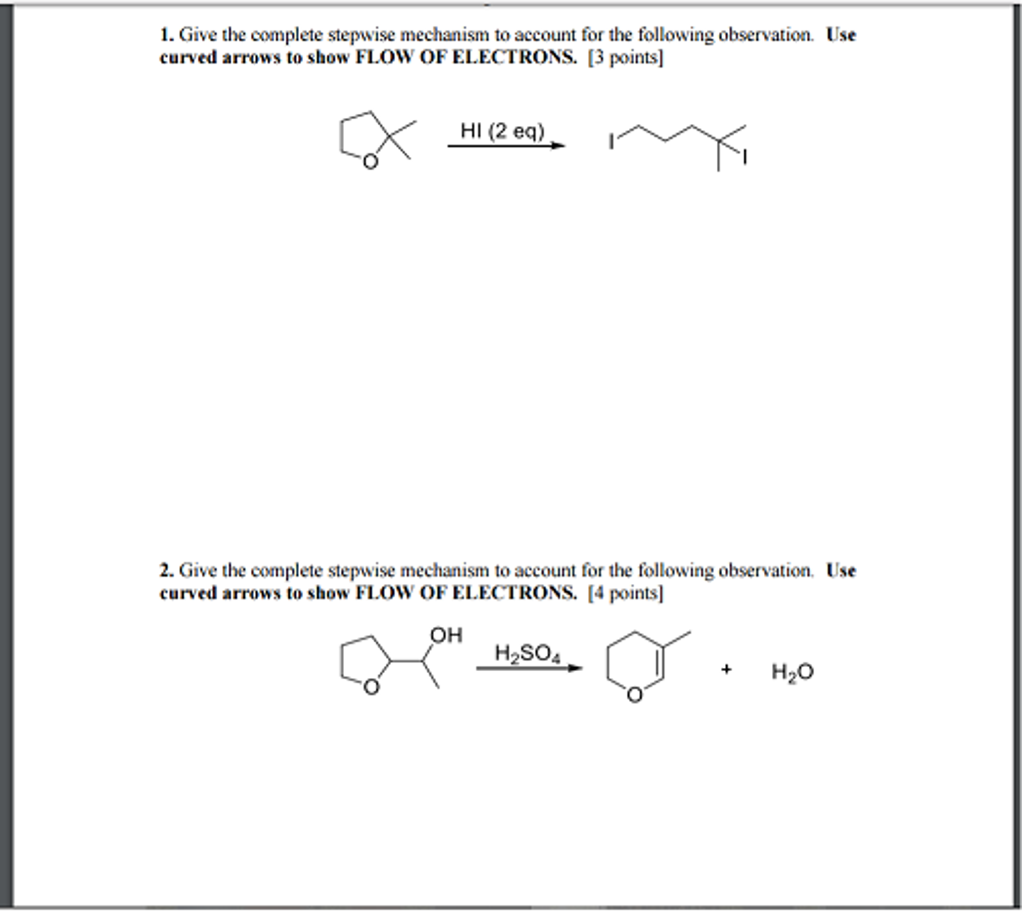 Solved Give the complete stepwise mechanism to account for | Chegg.com