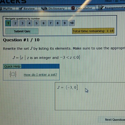 Solved Rewrite the set J by listing its elements. Make sure | Chegg.com