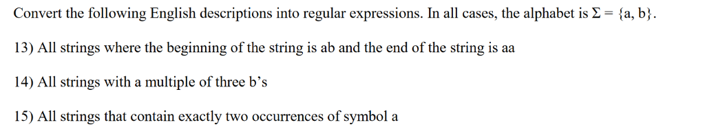 Solved Convert the following English descriptions into | Chegg.com