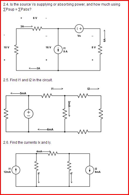 Solved Is the source vs supplying or absorbing power, and | Chegg.com