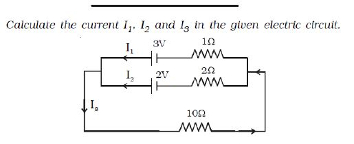 Solved Calculate the current I1 I2 and I in the given | Chegg.com