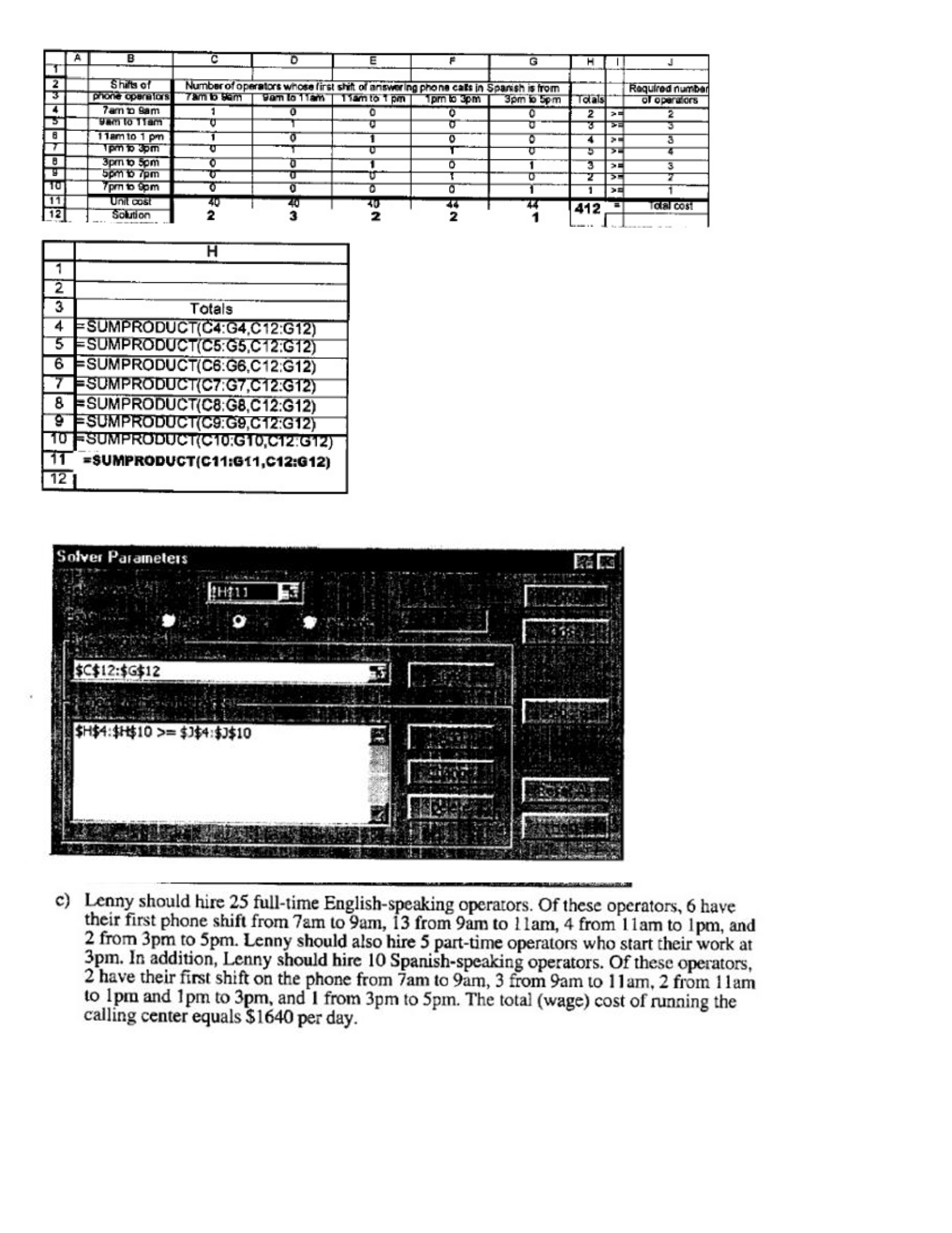 Solved Linear Programming Problem Using Gams Given