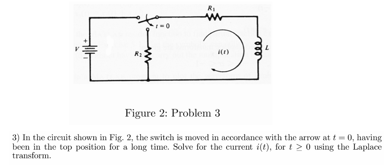 Solved Figure 2: Problem 3 3) In the circuit shown in Fig. | Chegg.com