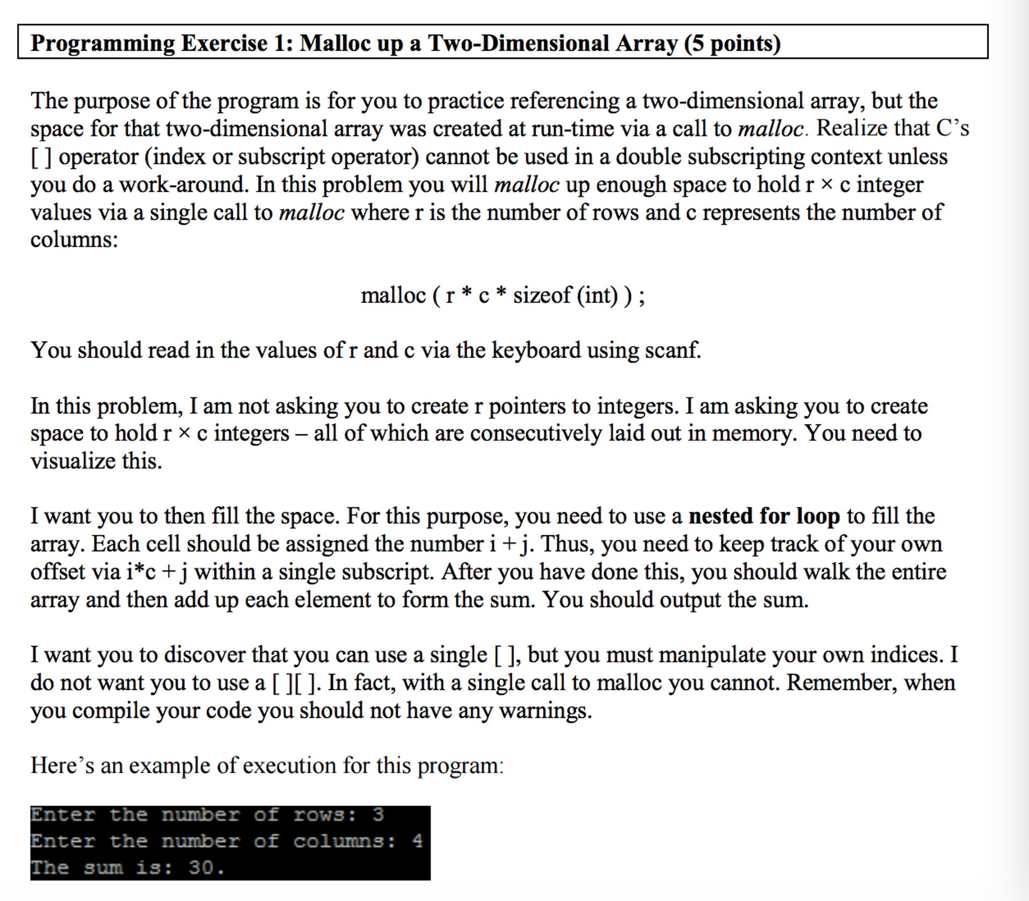 Solved The purpose of the program is for you to practice | Chegg.com