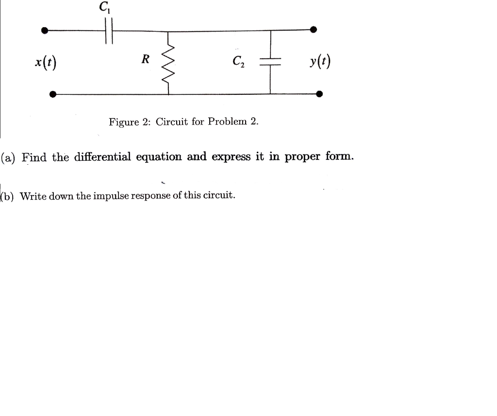 Solved Find the differential equation and express it in | Chegg.com