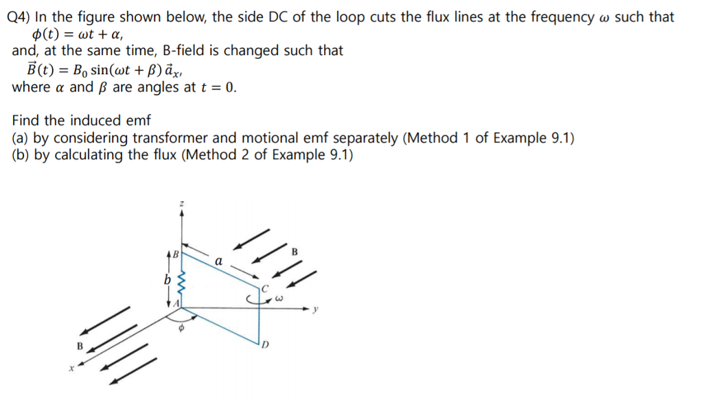 Q4) In the figure shown below, the side DC of the | Chegg.com