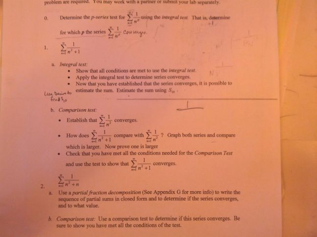 Solved Determine the p-series test for using the integral | Chegg.com