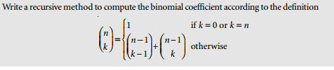 Solved Write a recursive method GCD (n ,m) that returns the | Chegg.com