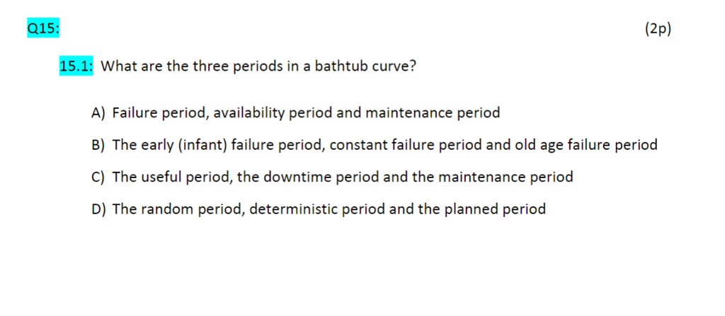 Solved 15: (2p) 15.1: What are the three periods in a | Chegg.com