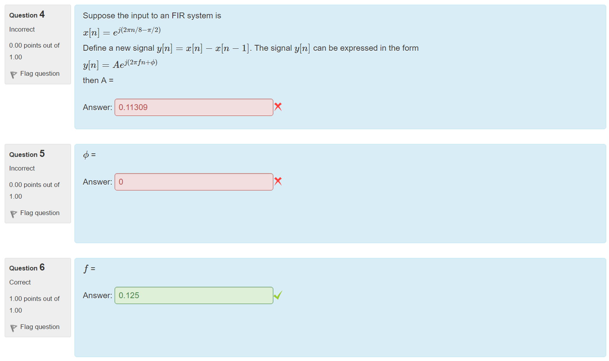 Solved Suppose the input to an FIR system is x[n] = | Chegg.com
