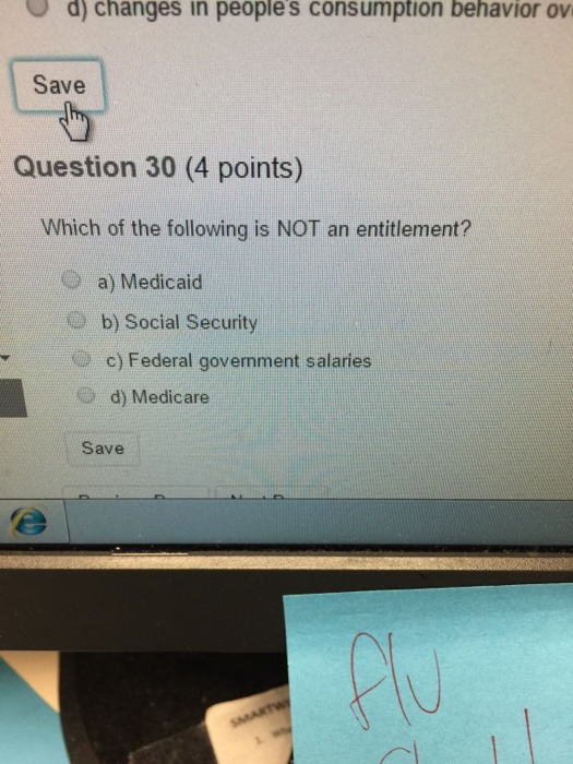 Solved Which of the following is NOT an entitlement? | Chegg.com