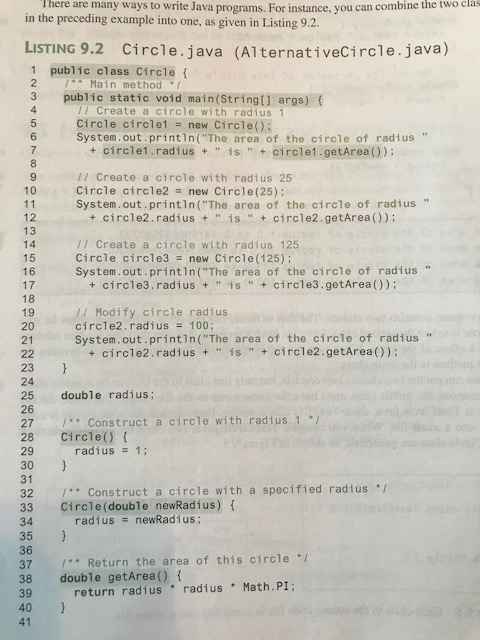 Solved Type, compile, and run listing 9.1, page 326 (file | Chegg.com