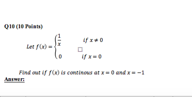 Solved Q05 (10 Points) Consider the following functions; | Chegg.com