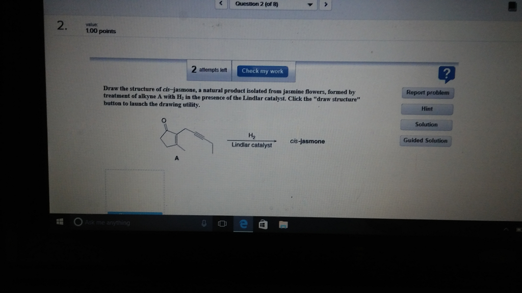 Solved Draw the structure of cis-jasmone, a natural product | Chegg.com