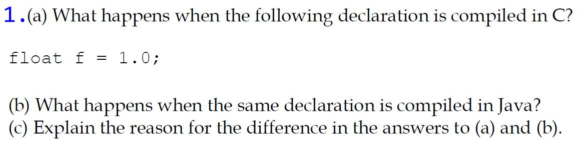 Solved Computer programming language concepts - C Please let | Chegg.com